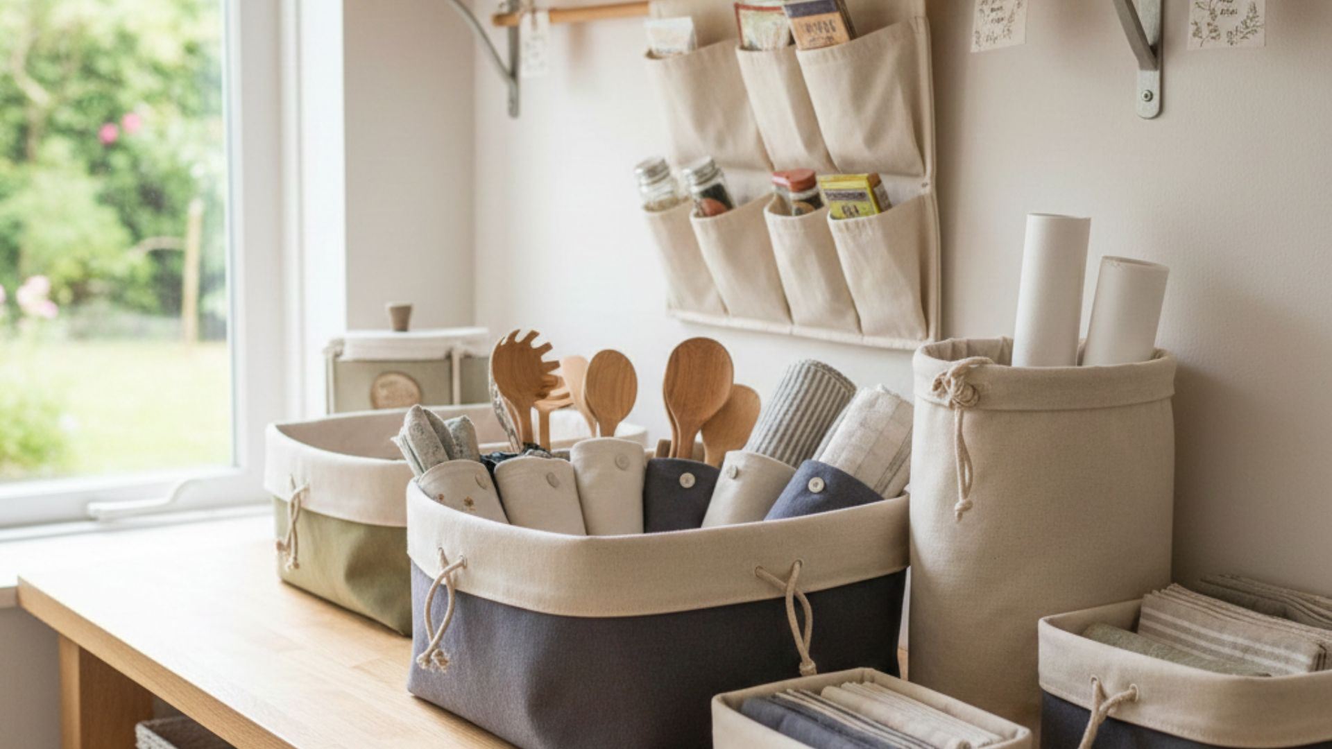 How to Organise Your Kitchen Using Functional Fabric Products – Loom ...