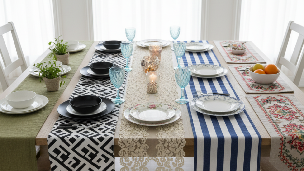 Stylish Ways to Use Table Runners for Everyday Dining – Loom Home Textiles